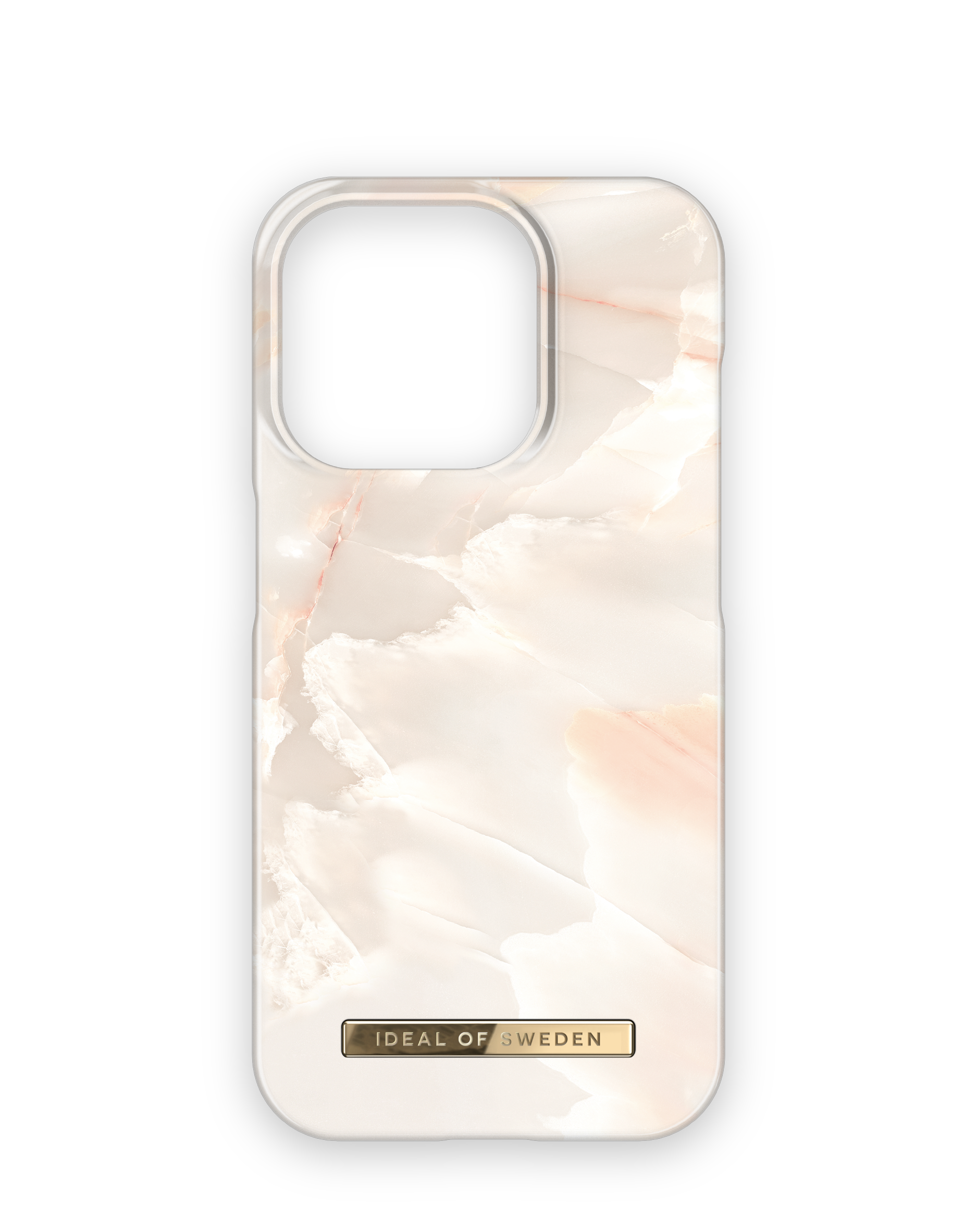 Fashion Case MagSafe IPhone 15 Pro Rose Pearl Marble IDEAL OF SWEDEN