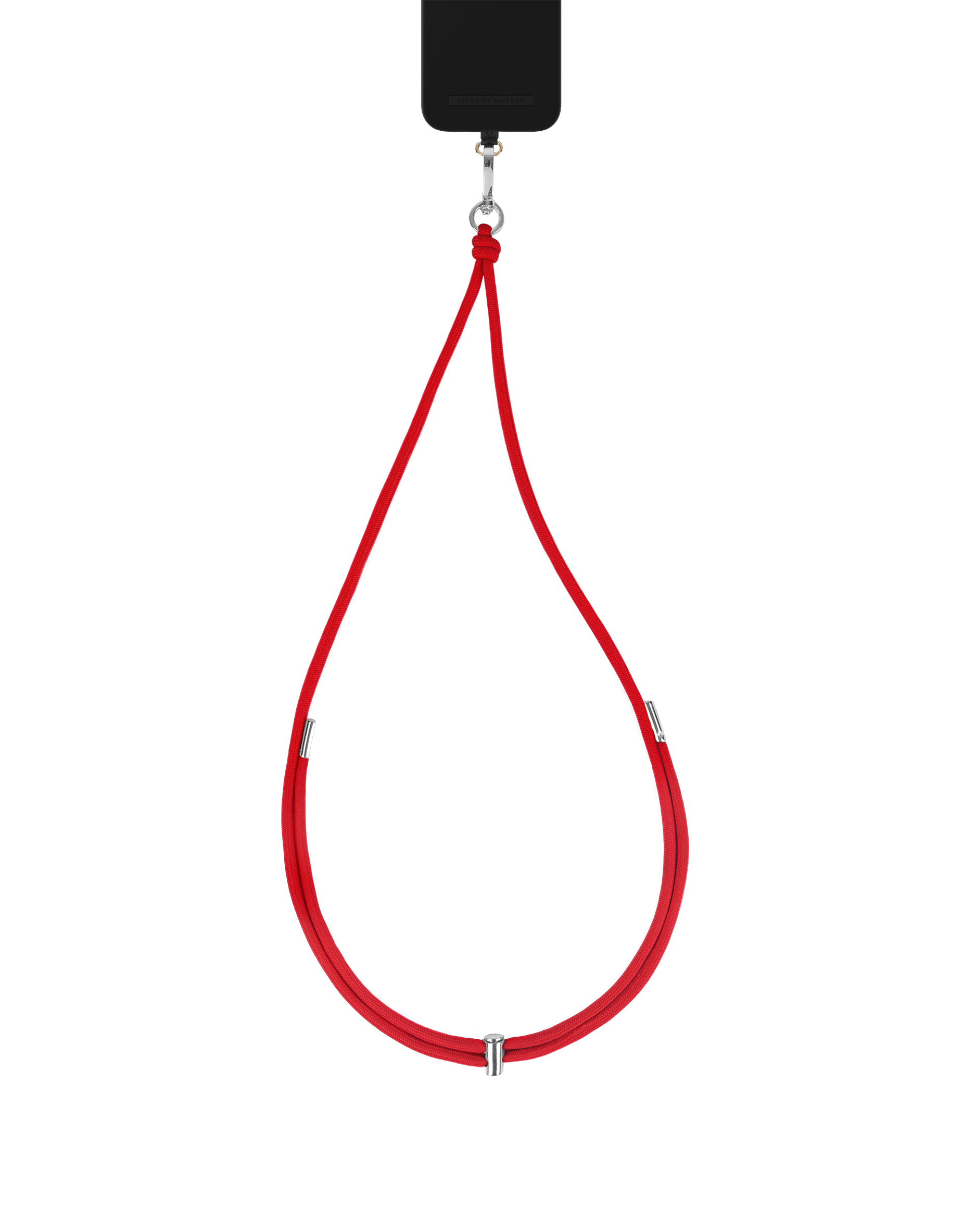 Cord Phone Strap Radiant Red IDEAL OF SWEDEN