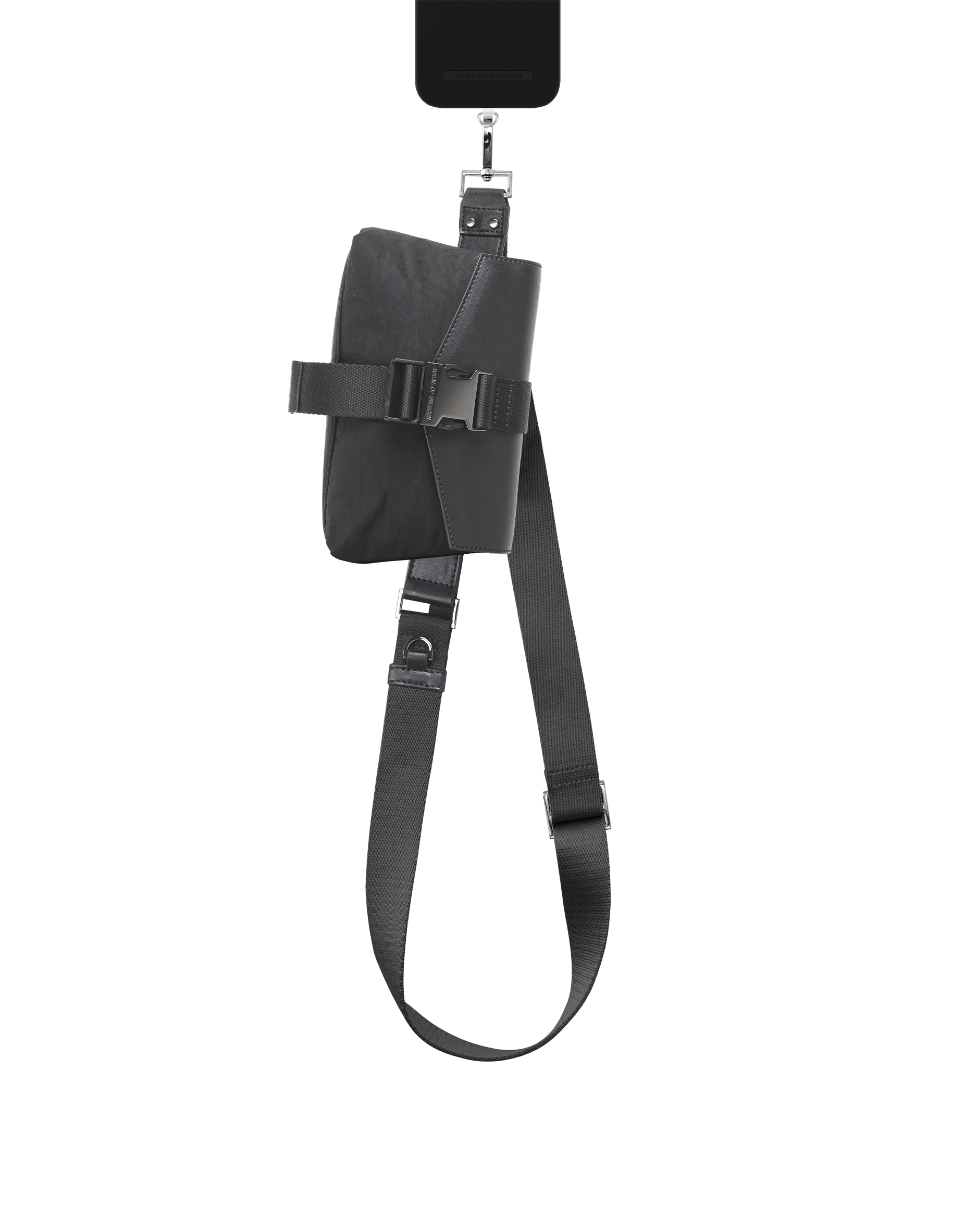 Elevated Utility Phone Strap Black | IDEAL OF SWEDEN