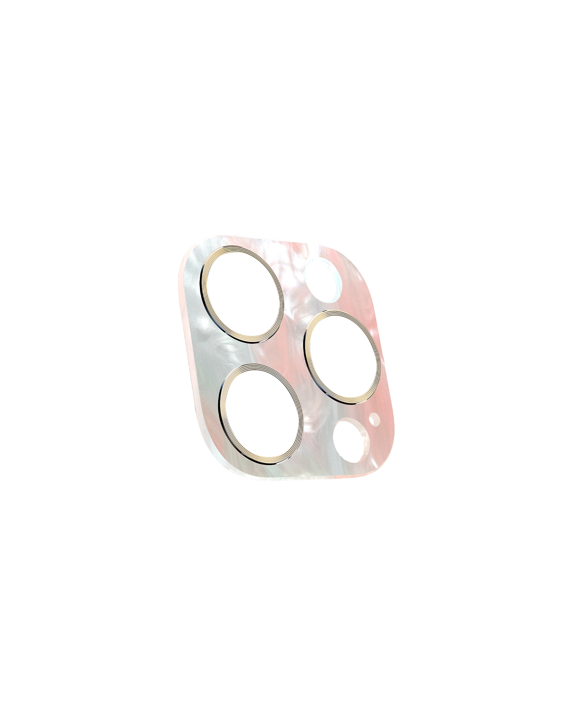 Camera Lens Protector 3D iPhone 16 Pro Marble Light Pink | IDEAL OF SWEDEN
