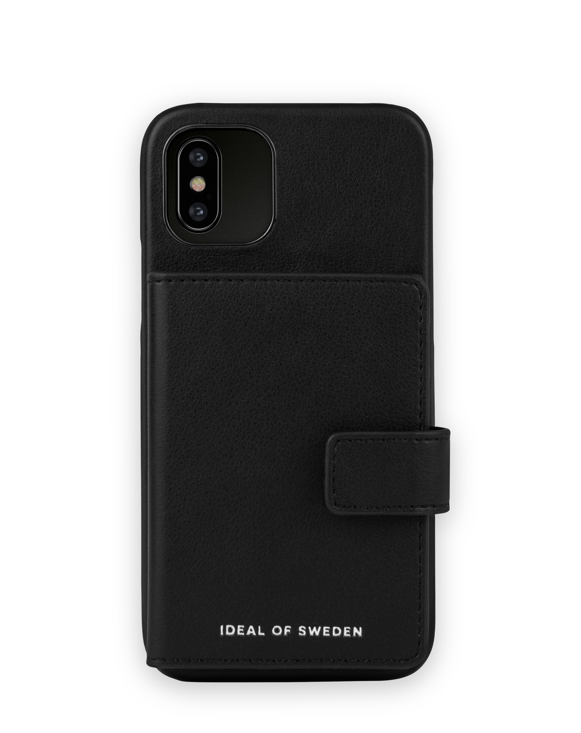 Statement Case iPhone XS Intense Black - Card Pocket | IDEAL OF SWEDEN